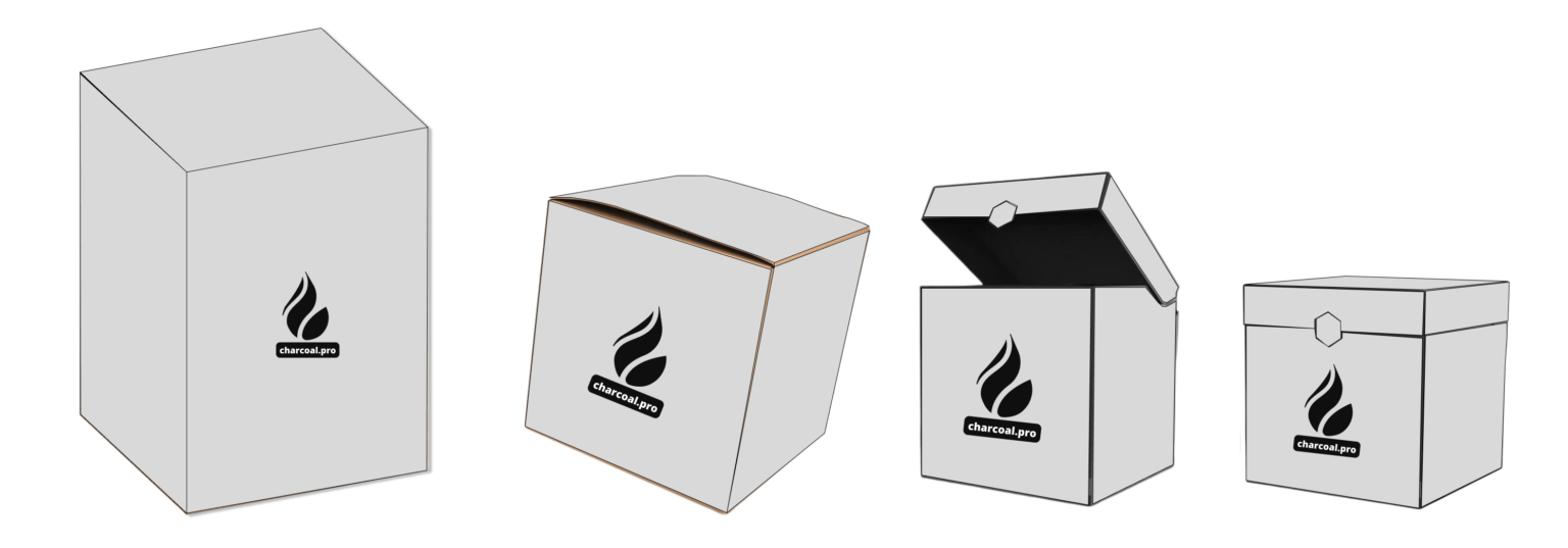 📦 Coconut Charcoal Briquettes Packaging For Shiha & Hookah