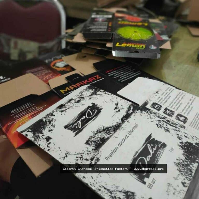 📦 Coconut Charcoal Briquettes Packaging For Shiha & Hookah