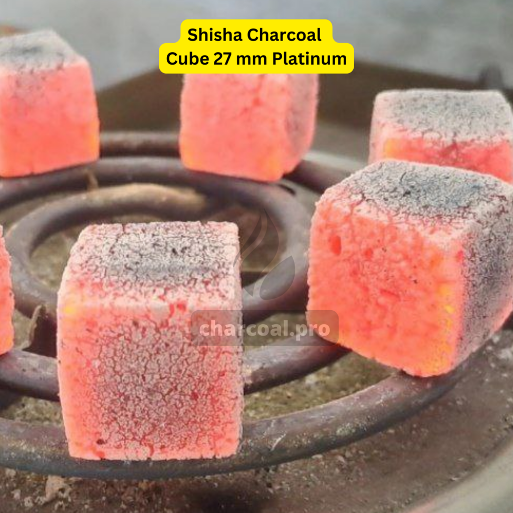 Wholesale Shisha Charcoal Cube 27 Mm Platinum